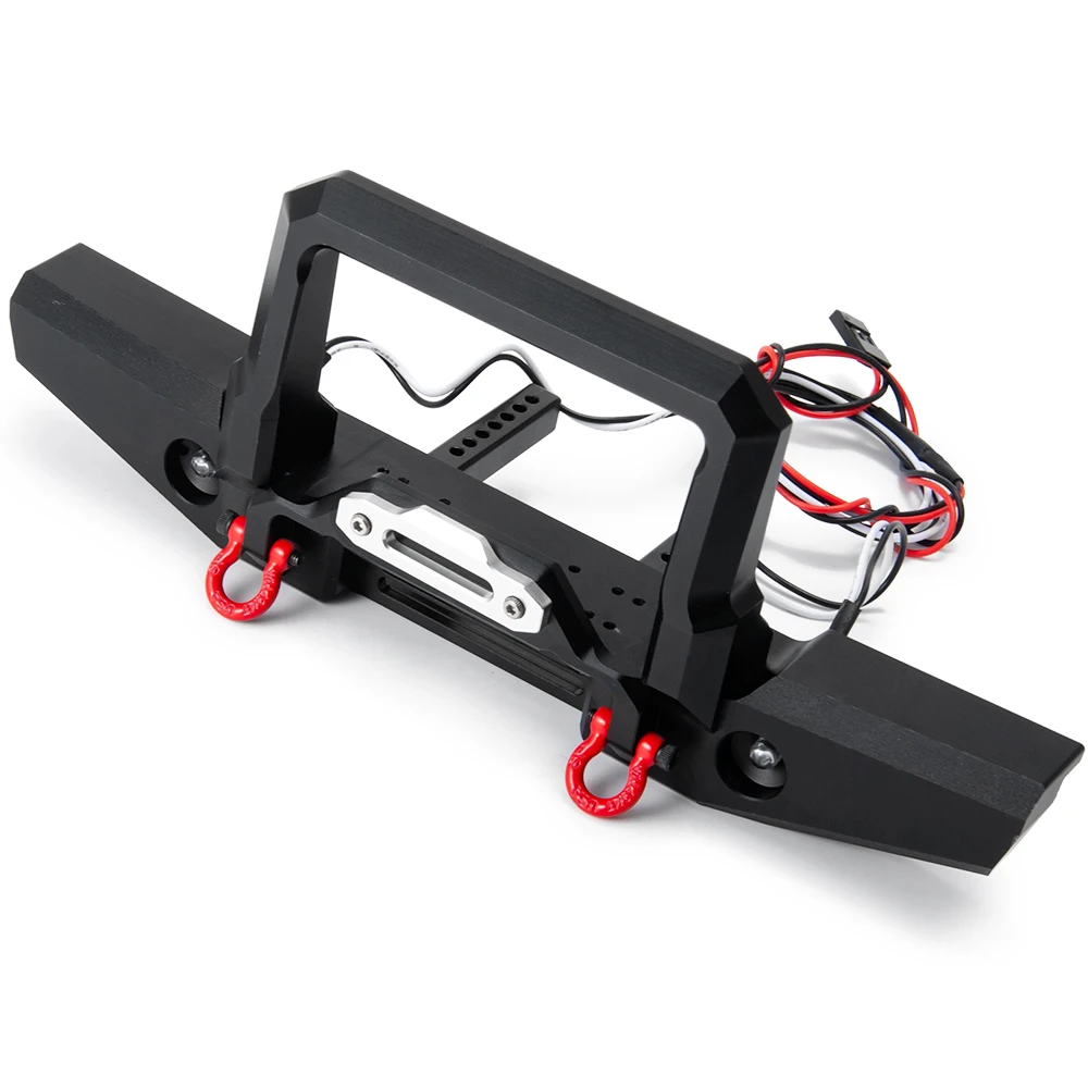 Clear Front Bumper With LED Light for 1/10 RC Crawler TRX-4 Defender ...