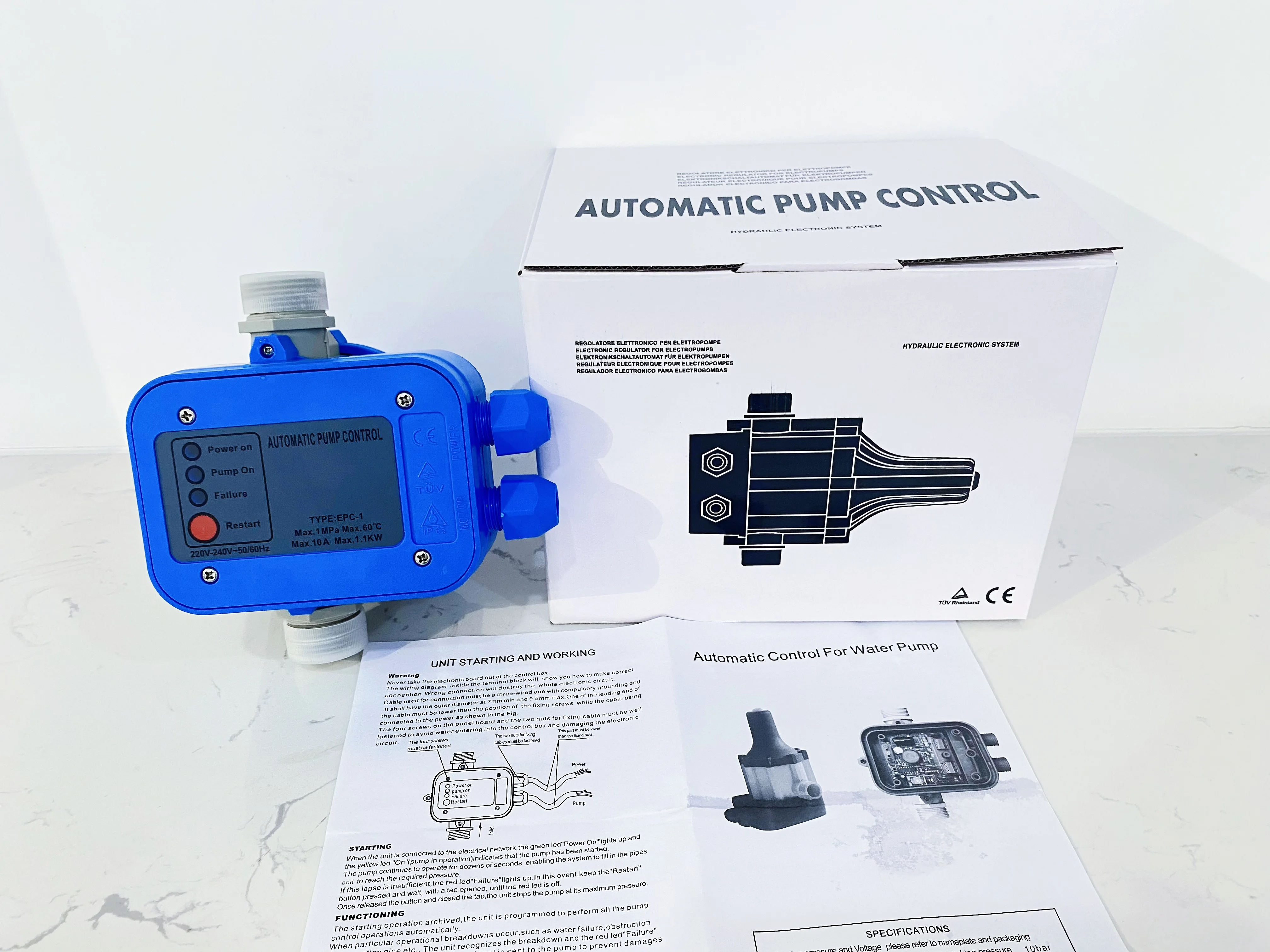 Automatic Pump Control Monro Epc-1 Pressure Controller Press Switch For ...