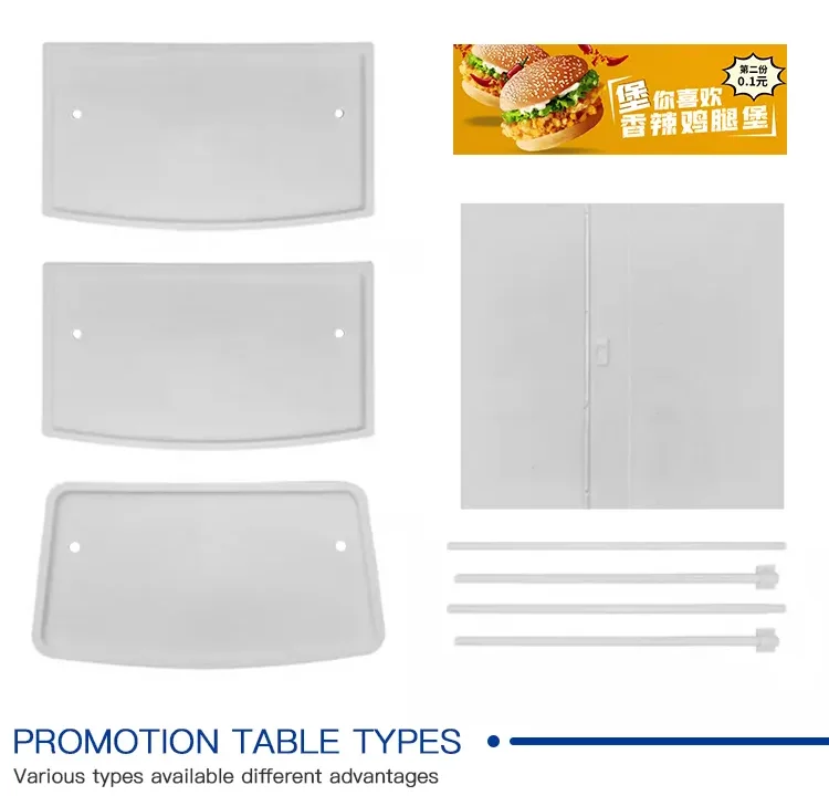 Portable Promote Table Display Stand PVC Promotion Advertising Table ...