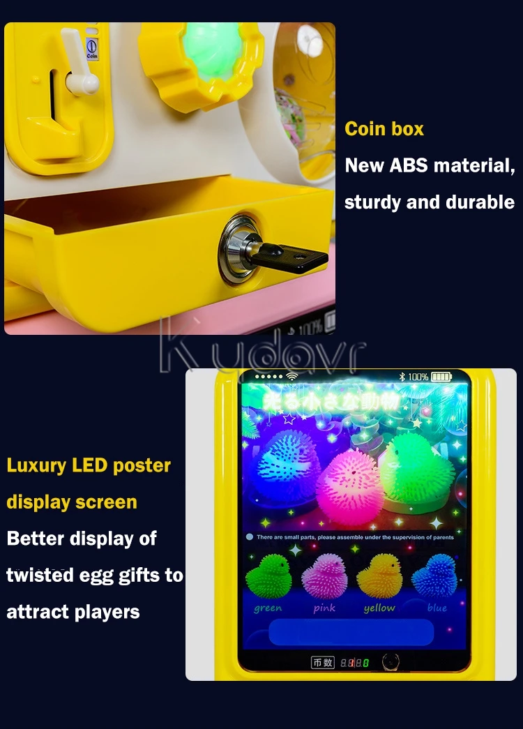 Mini Japanese Custom Coin Operated Arcade Crane Plush Doll Ball Gift ...