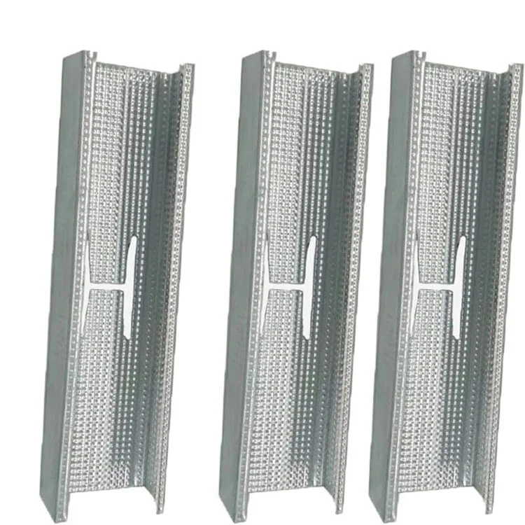 Galvanized Steel Stud and Track Gypsum Board C Channel Metal Stud ...