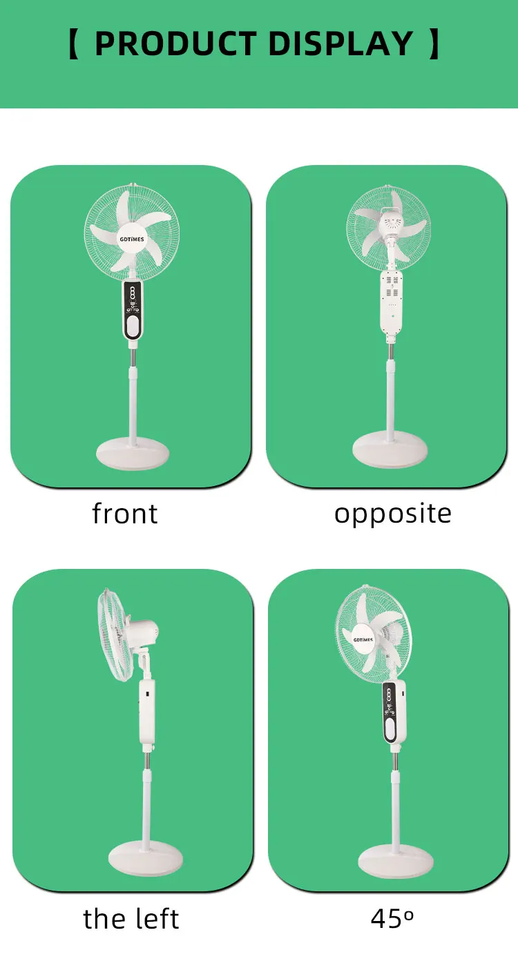 GDTIMES Solar Fan - Efficient Cooling with Remote Control