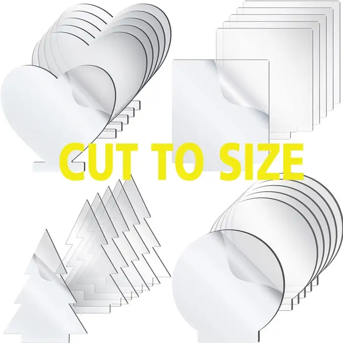 Custom Laser Cutting and Engraving of Clear Frosted Acrylic Sheets