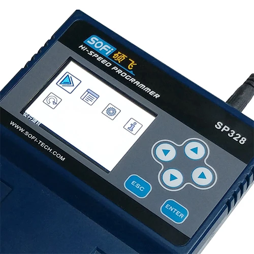 SP328P High-Speed Mass Production Programmer for SPI NOR/NAND FLASH