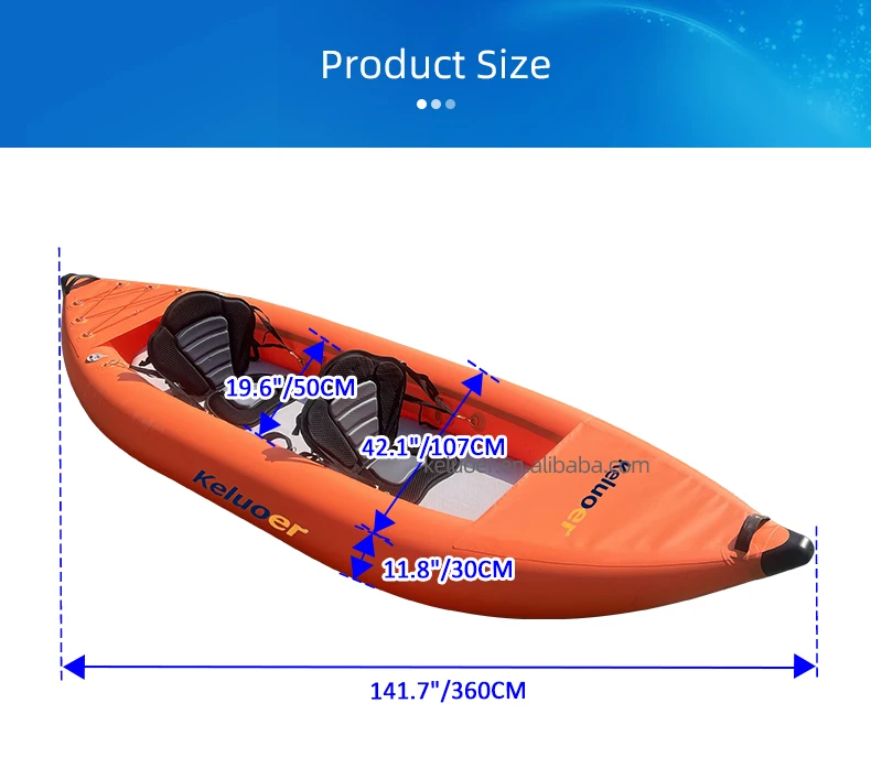 Riptide Adventure Rafting Boat Inflatable Pontoon Kayak| Alibaba.com