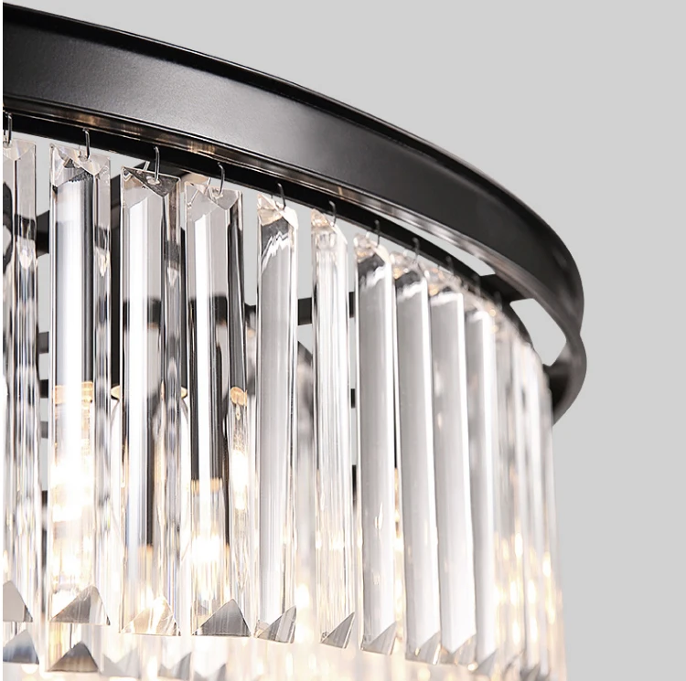 Modern Luxury Crystal Lamp Gold Round Led Chandelier Is Suitable For ...