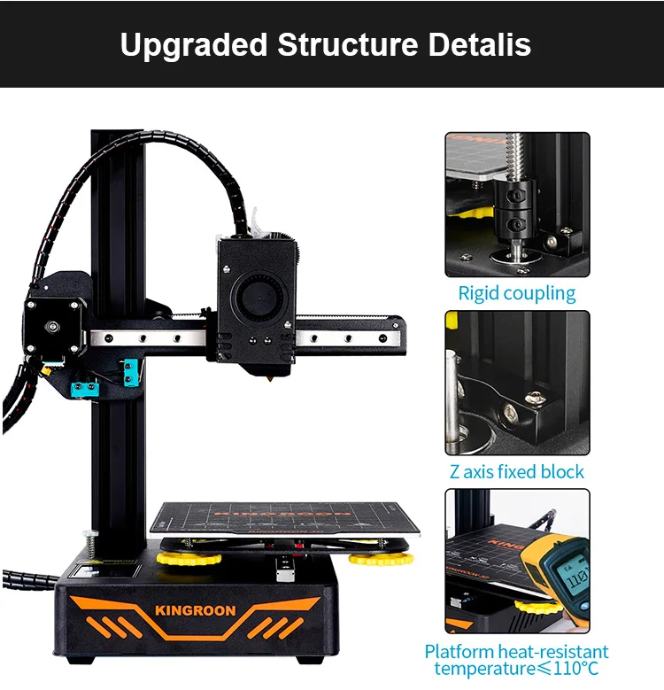 High-quality 3d Printer Ultra-quiet Driver Tft Touch Screen 3d Printing ...