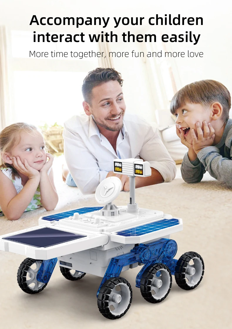Qs Toy Diy Solar Planet Rover Mars Exploration Car Stem Education ...
