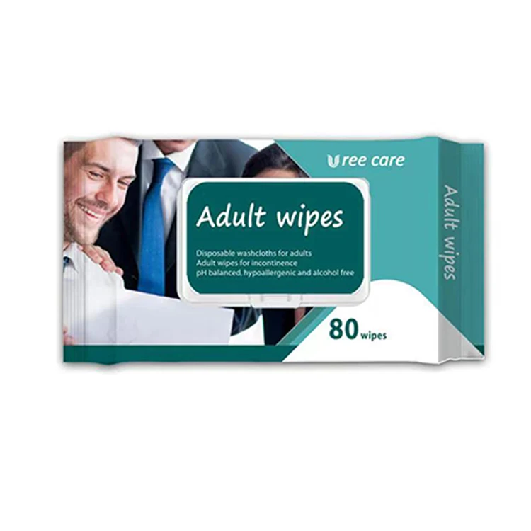 Dry Black Adult Care Wet Wipes Flushable Cleansing Facial Cooling Face ...