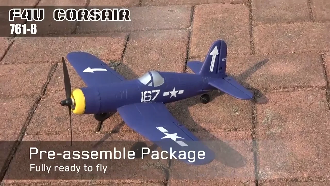Volantexrc F4u Corsair V2 4ch Rc Warbird Airplane With Xpilot ...