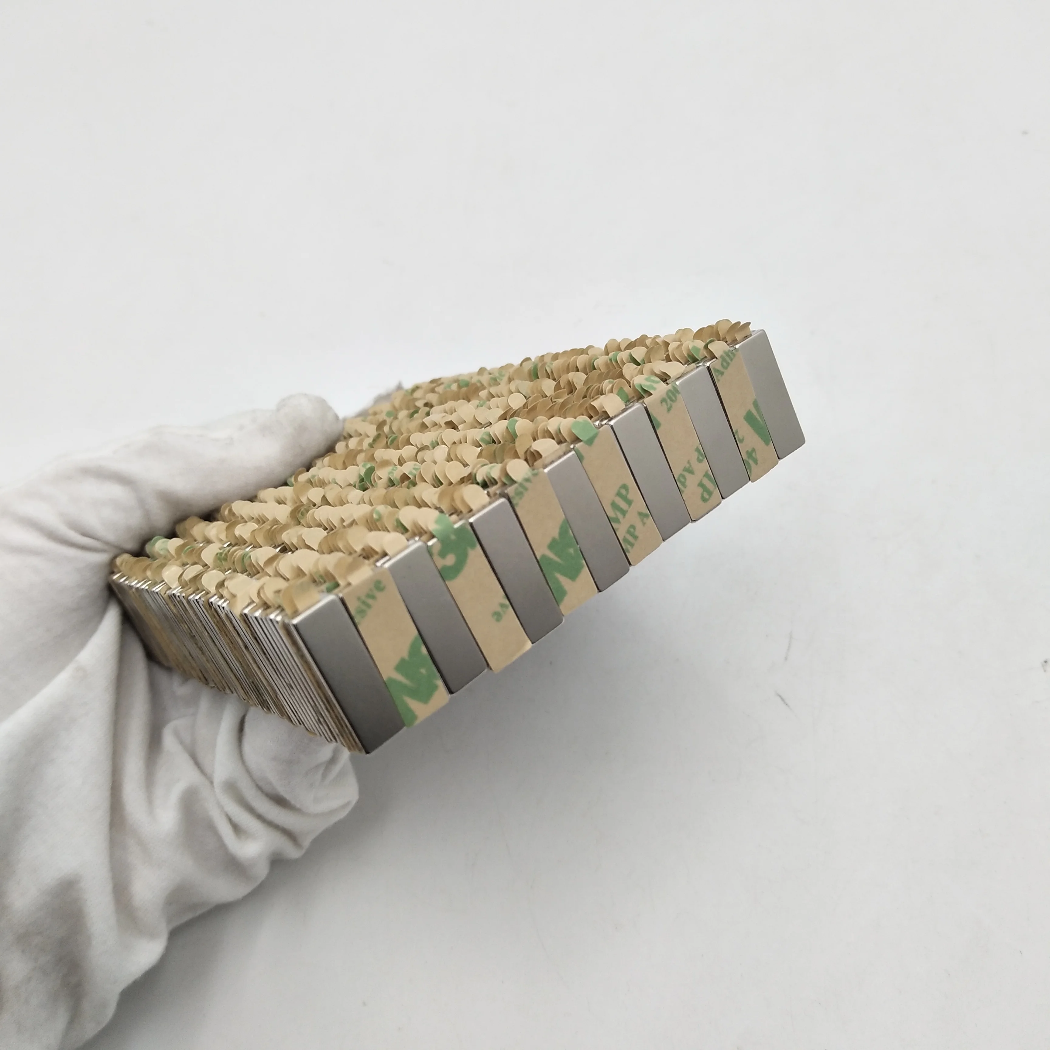 Block Permanent Powerful NdFeB Neodymium Magnets with 3M Adhesive ...