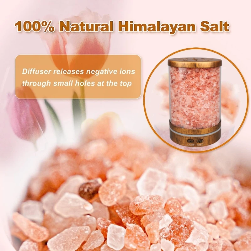 Himalayan Salt Lamp Aromatherapy Humidifier - 1 Year Warranty