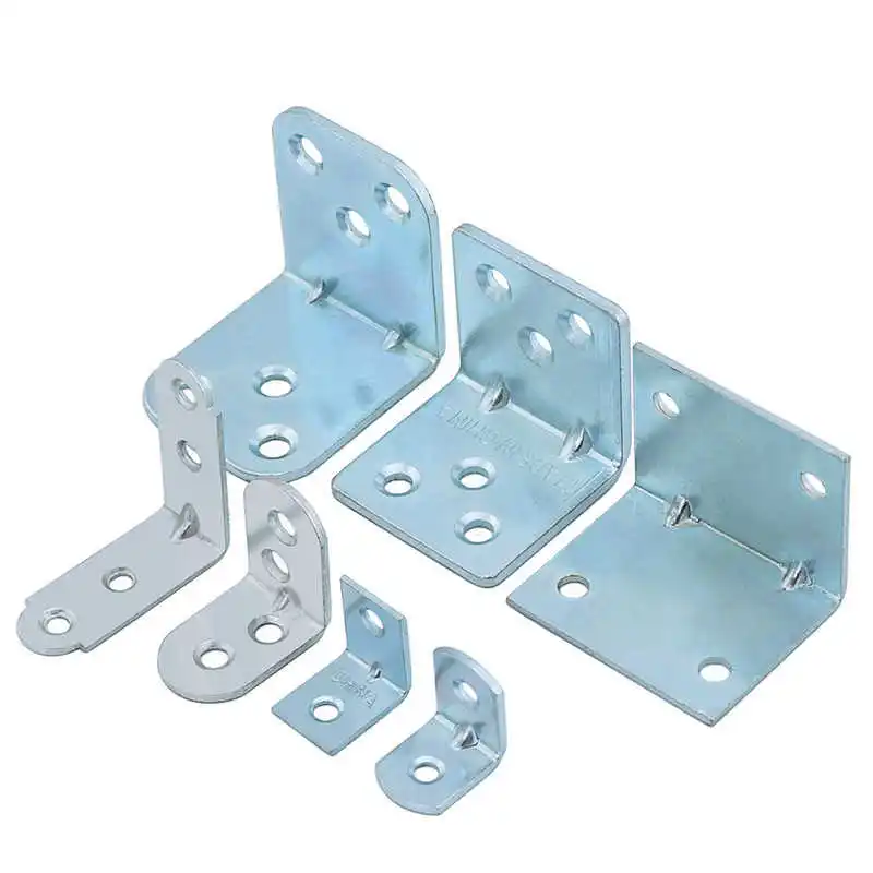 50pcs L Metal Corner Support - 90 Degree Galvanize Connectors