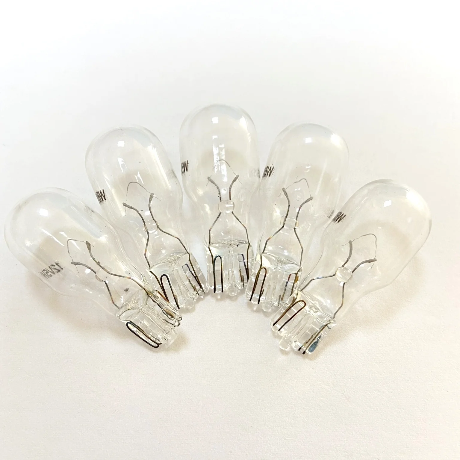 T10 Wedge Base W5W Transparent Halogen Bulb 5W Automotive Lighting ...