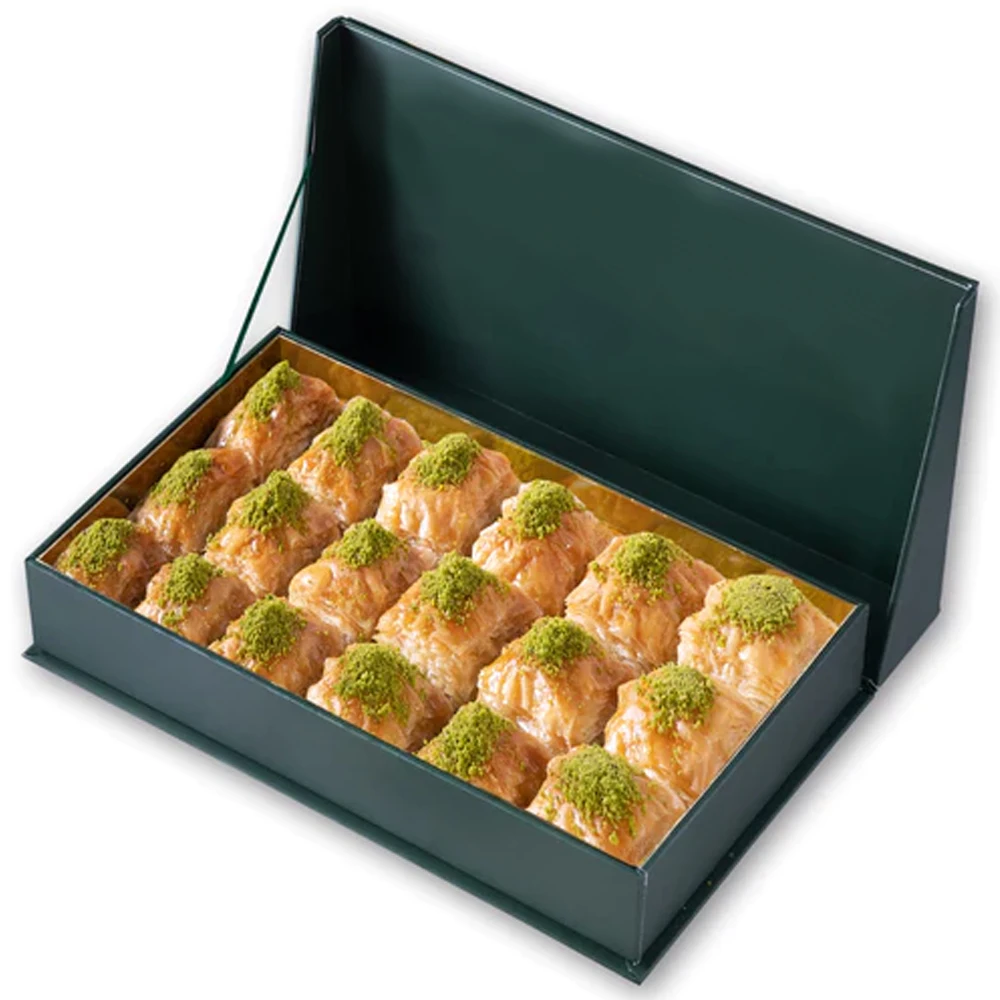 Custom Handmade Baklava Pastry Gift Box Packaging - ODM Available