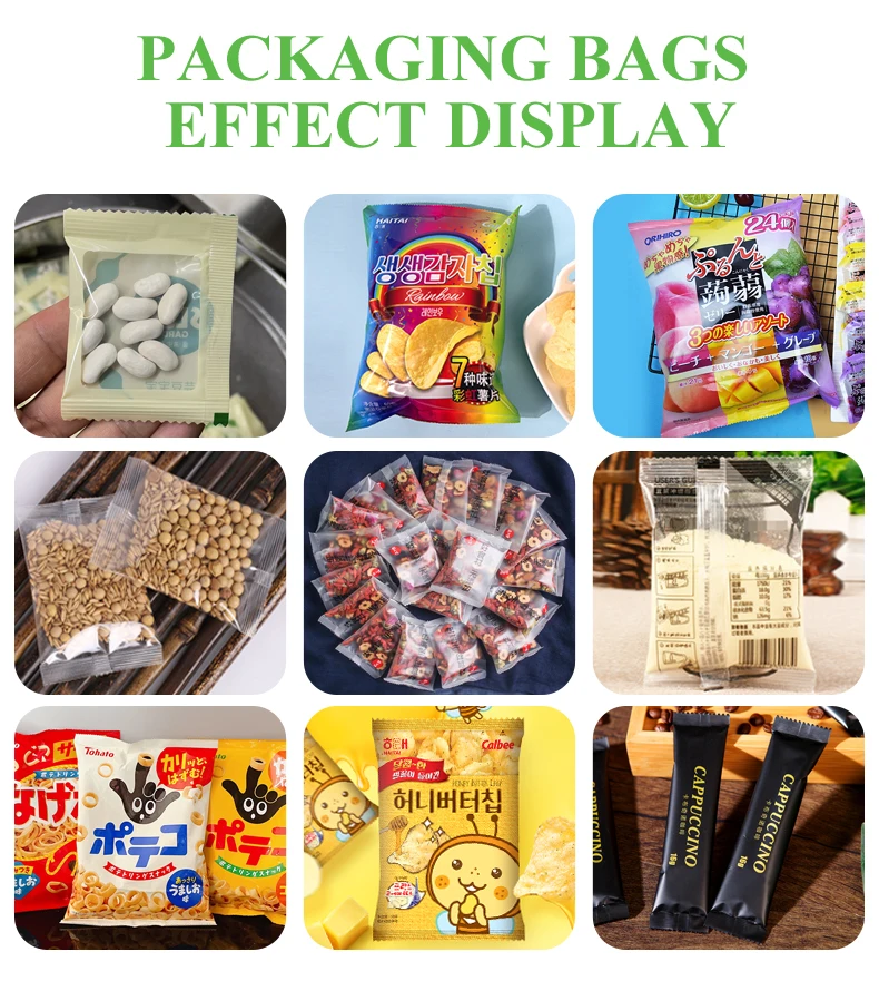 Automatic Packaging Machines For Small Businesses Bean Grain Nut Food ...