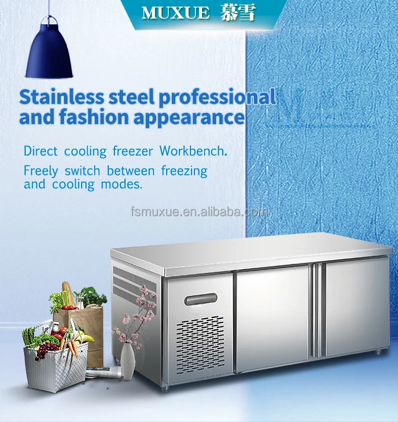 MUXUE Workbench Fridge - Efficient Commercial Kitchen Solution