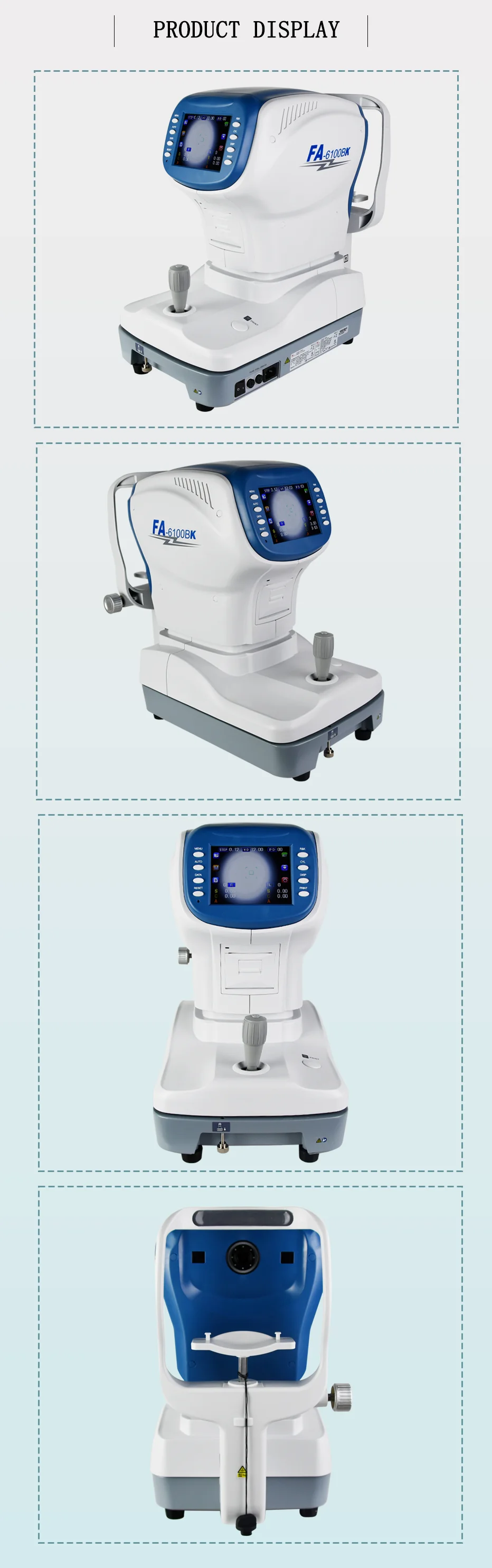 Auto Ref-Keratometer Ophthalmic Refractometers FA-6100BK
