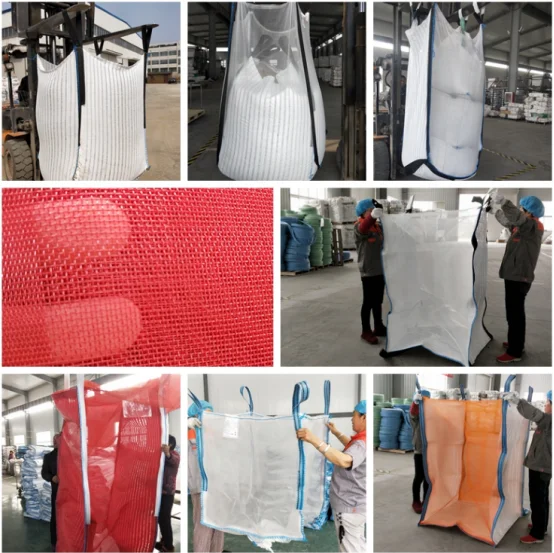 China Firewood Ventilated 1 Ton Mesh PP FIBC Jumbo Bag Poly FIBC Big ...