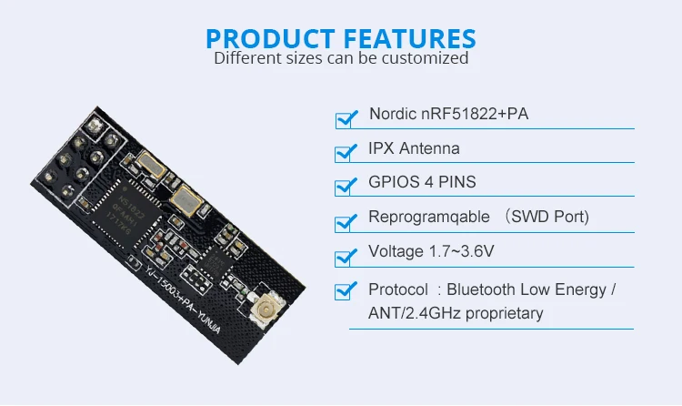 Holyiot Nrf51822 Module - Smart Home Zigbee Switch