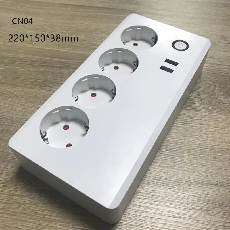 220*150*38mm Plastic WIFI Smart Plug Socket CSE04 - IP54 Protection