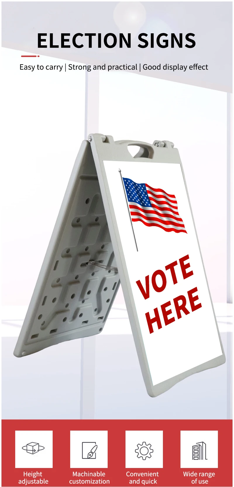 Election Yard Sign Advertising and Guidance Signs Sign Display Board ...