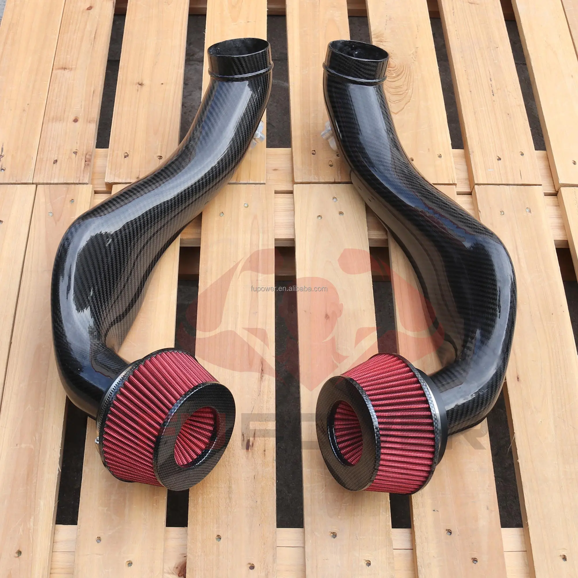 FOR BMW x5m x6m F85 F86 Dry Carbon Fiber Cold Air Intake (Flat ...