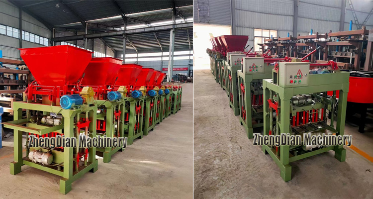 Qtj4-35b Interlocking Concrete Block Making Machine/ Brick Making ...
