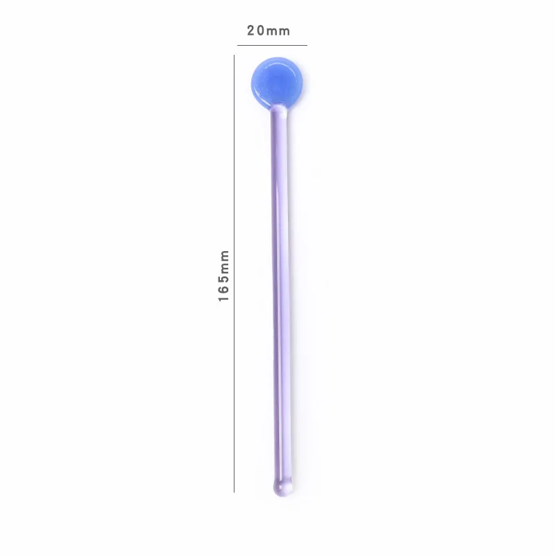 Mini Little Tea Spoons Color Glass Stir Spoon For Coffee Sugar Dessert ...