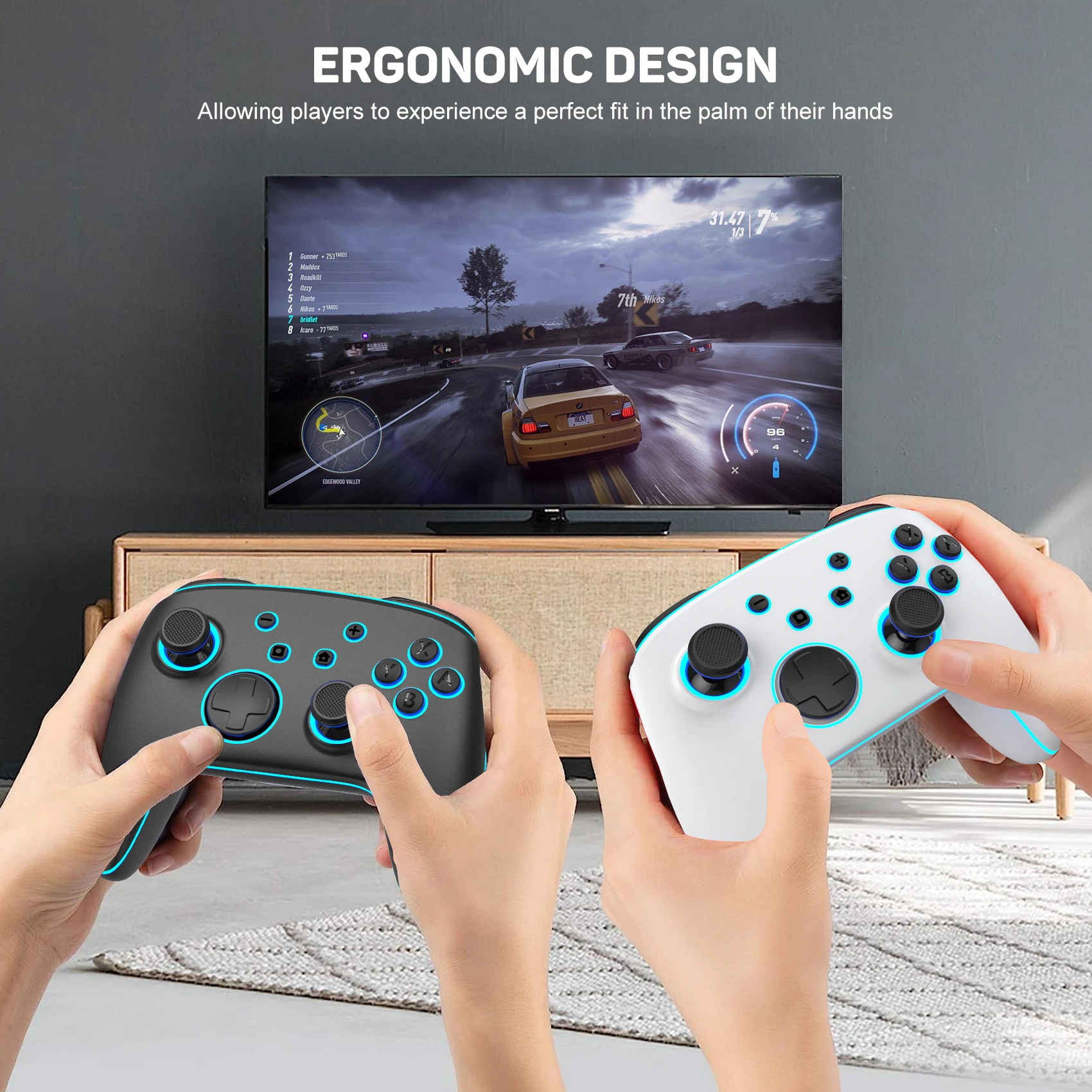 High Quality Switch Pro Controller Charger RGB Light Switch nintendo ...