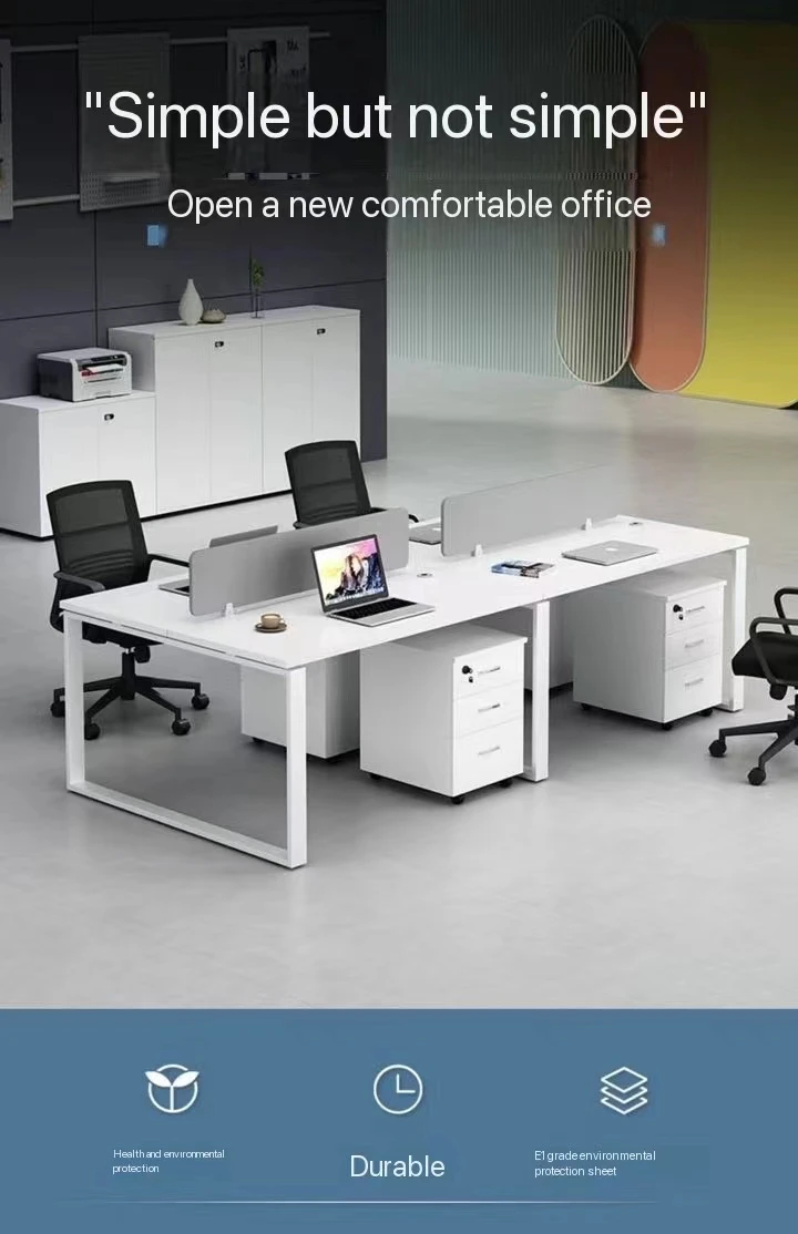 2-4 Person Workstation Modular Staff Office Partition Desk Wholesale ...