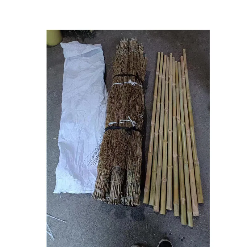 Bamboo Broom Outdoor Garden Broom Angle Yard Broom - Buy Wood Broom ...