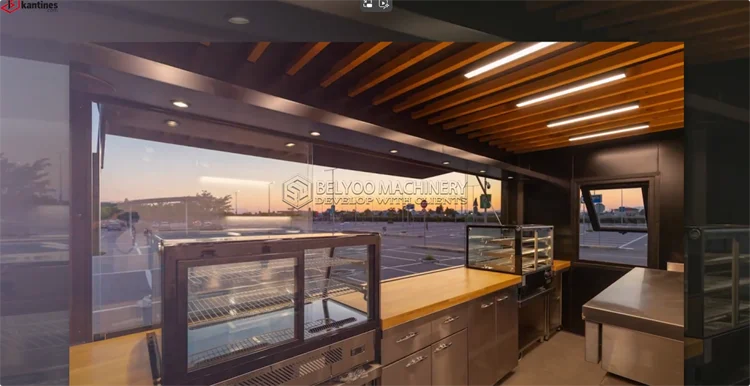 Belyoo BBQ Concession Trailer - Fully Equipped Mobile Shop