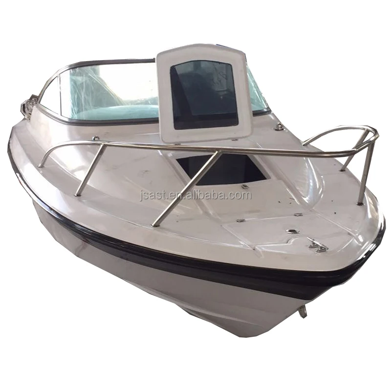 Luxury Cruiser Fiberglass Boat with Cabin & Rich Seating - Customizable