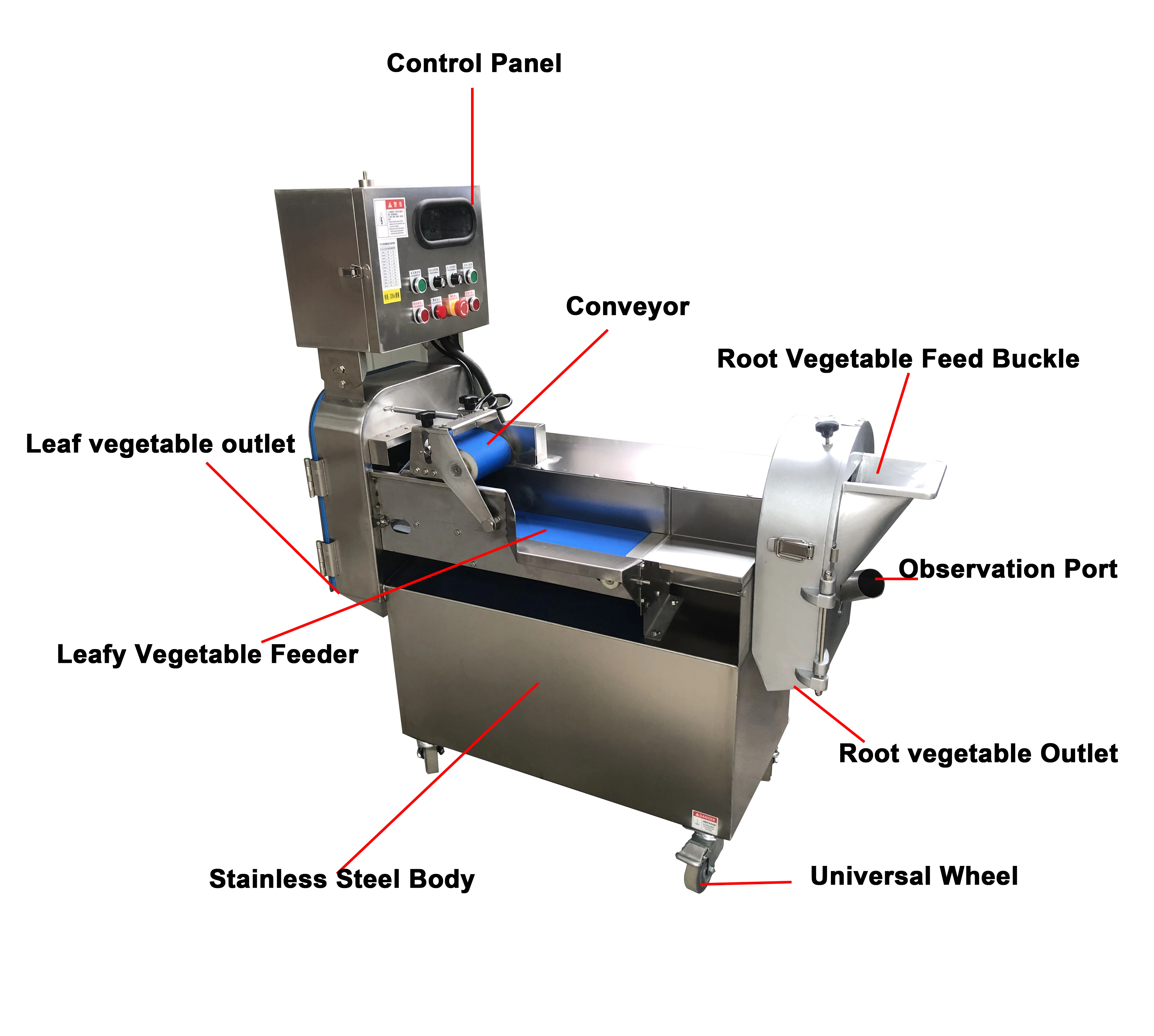 AINUOK Automatic Cutting Vegetable Machine - Multifunctional