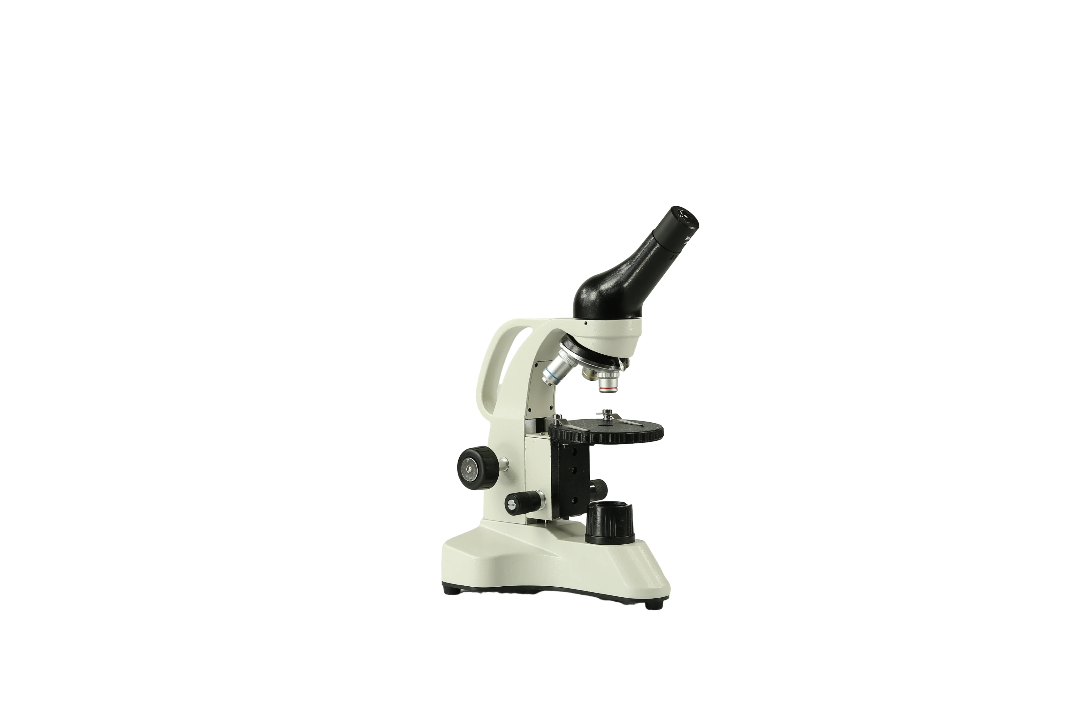 Monocular Biological Microscope LED Light Source 40X-640X Laboratory ...