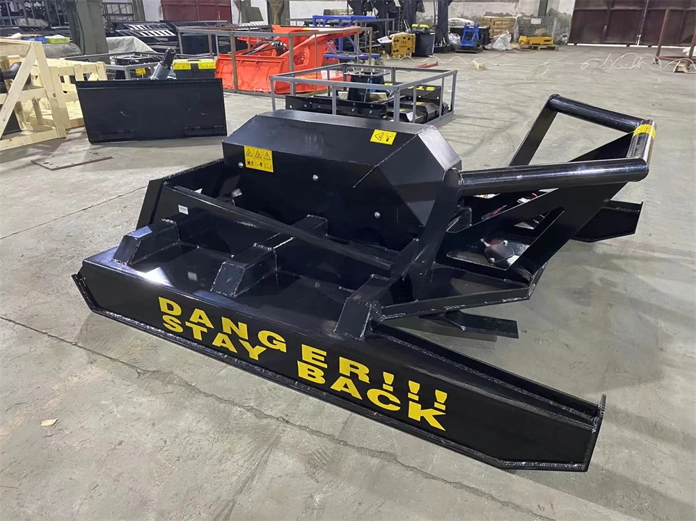 Skidsteer Loader Mulchers Land Clearing Attachments Heavy-duty Forestry ...