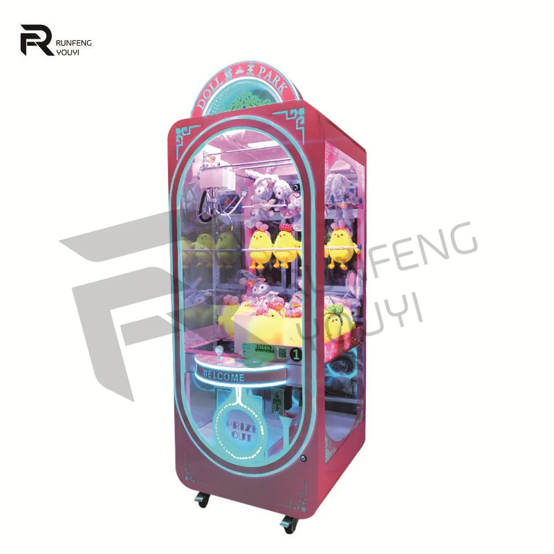 Custom Shop Design Coin Operated Claw Machine Toys Arcade Machine Dol ...