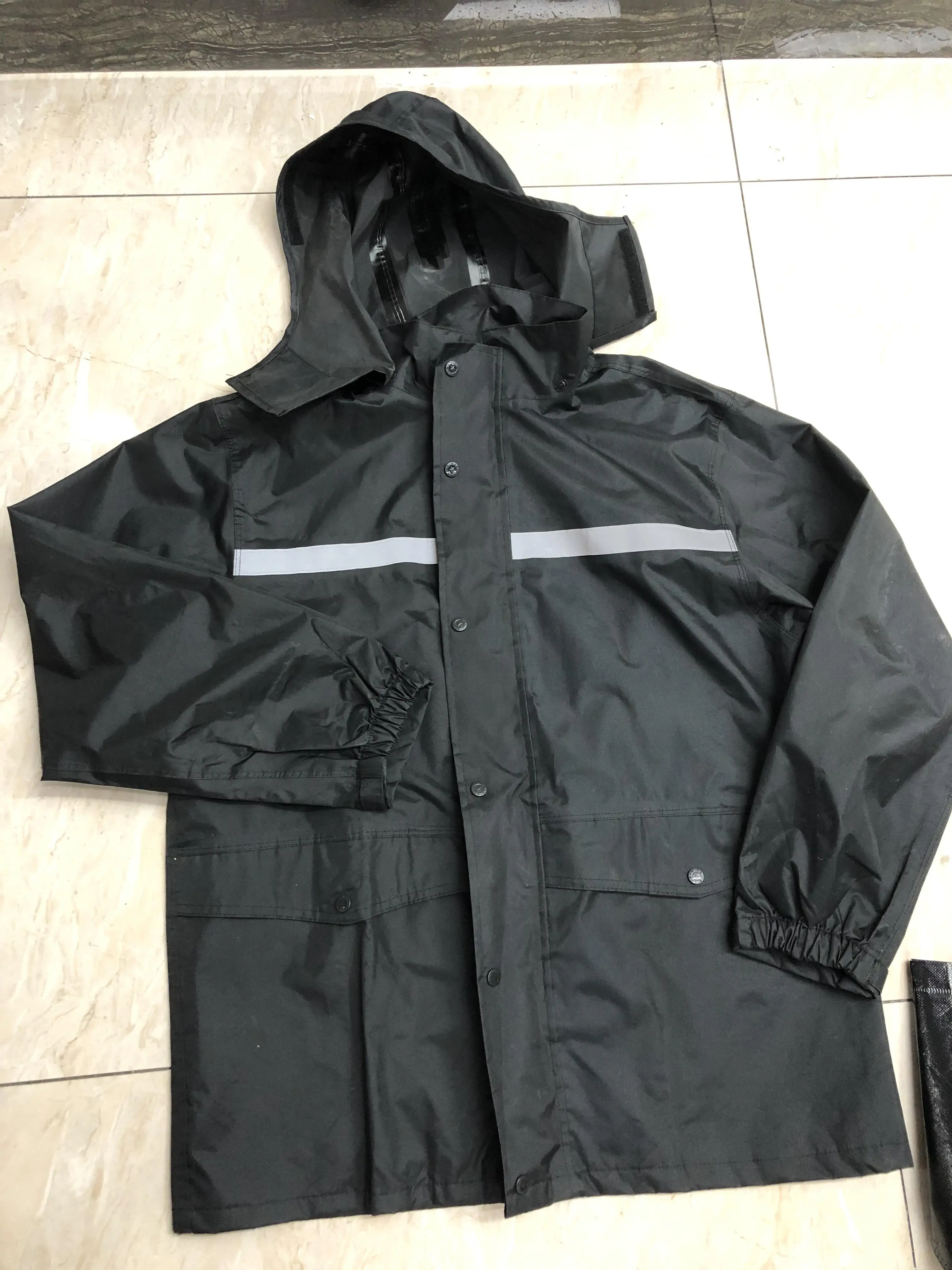 Double Wall Oxford Fabric Waterproof Coat & Pants - Durable Rainwear ...