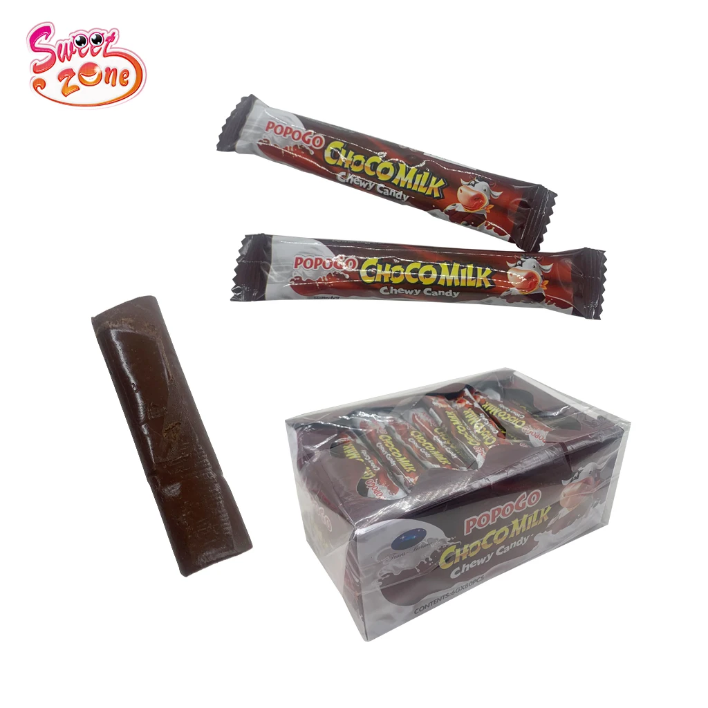 Good Taste Stick Shape Chocolate Milk Chewing Gummy Candy - Buy ...