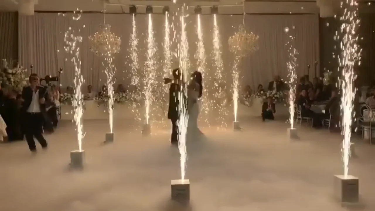 Wedding Wireless Cold Spark Machine Stage Equipment Effect Spark ...