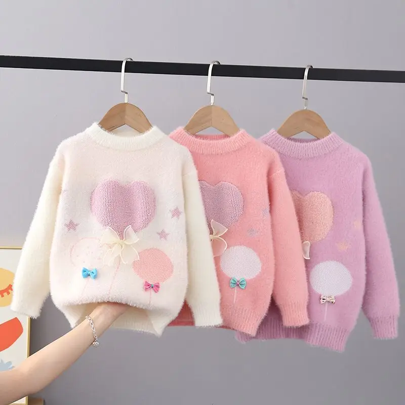 Girls' Knitted Sweaters - Cute, Anti-Wrinkle, and Sustainable