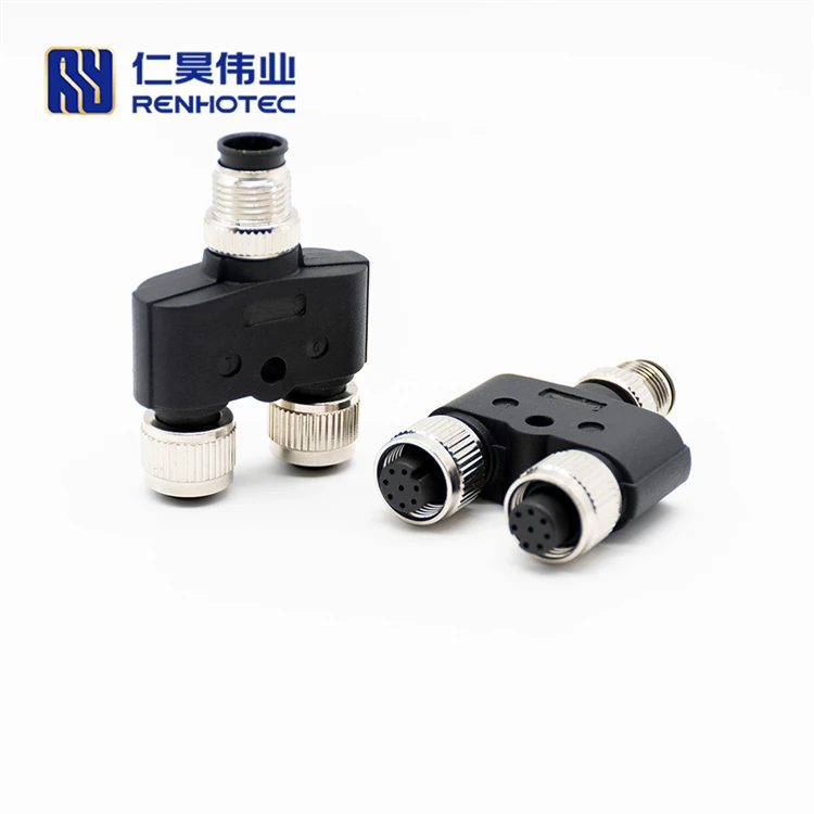 Can Bus M12 Y T Type Y-splitter T-splitter Splitter 4 5 6 Pin Sensor ...