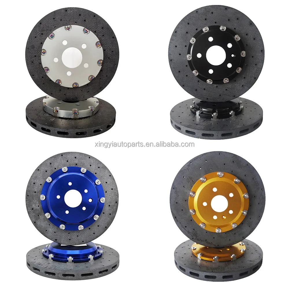 Hsingyik High Performance Upgrade Kits Front Carbon Ceramic Brake Disc ...