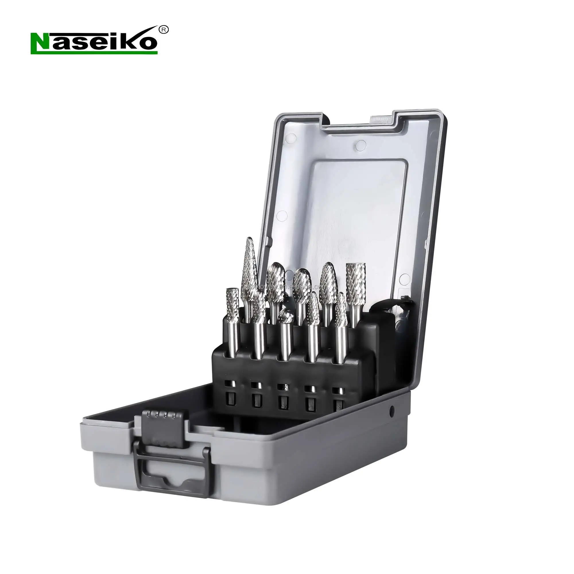 Tungsten Carbide Burrs Set 10 Piece Mini Rotary File Kit 6.35mm Or 1/4 ...