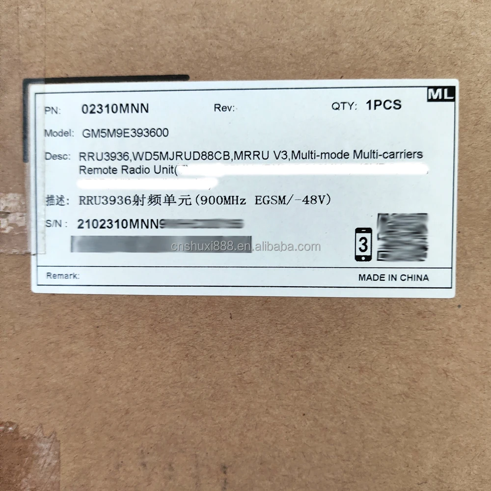 Huawei Rru3936-1800 For Multi-mode 1800mhz 02310tll Wd5m18393601 ...