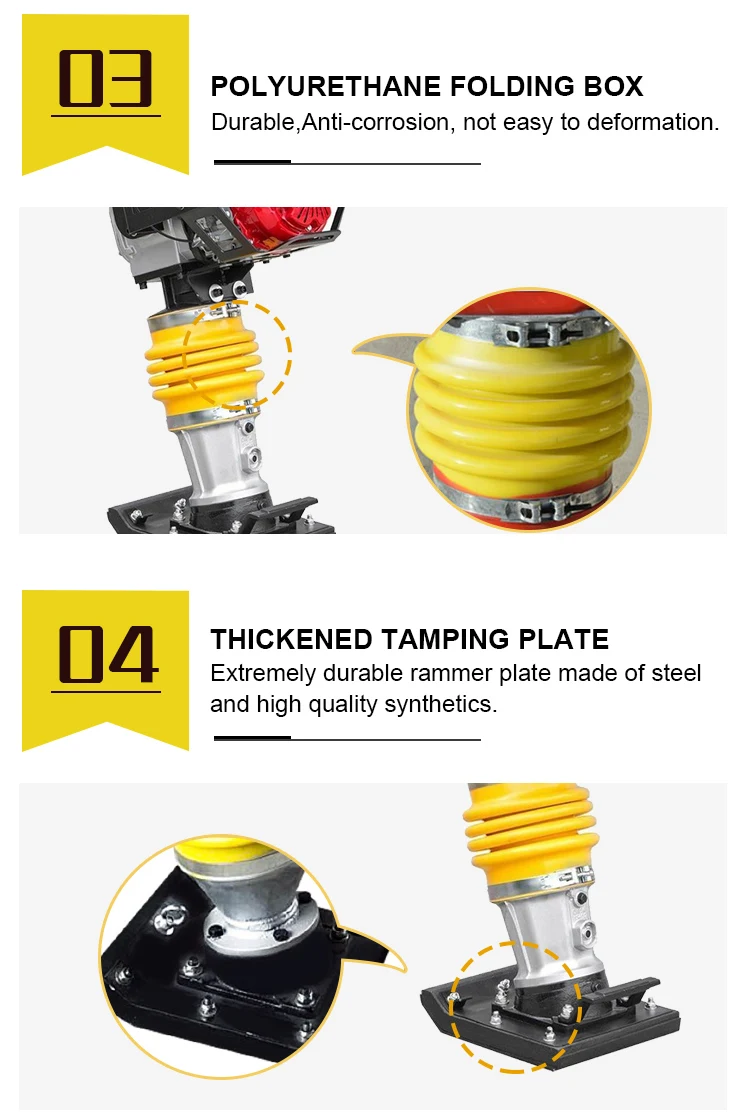 SONGMAO Factory Tamping Compaction Rammer Shoe Vibratory for Sale ...