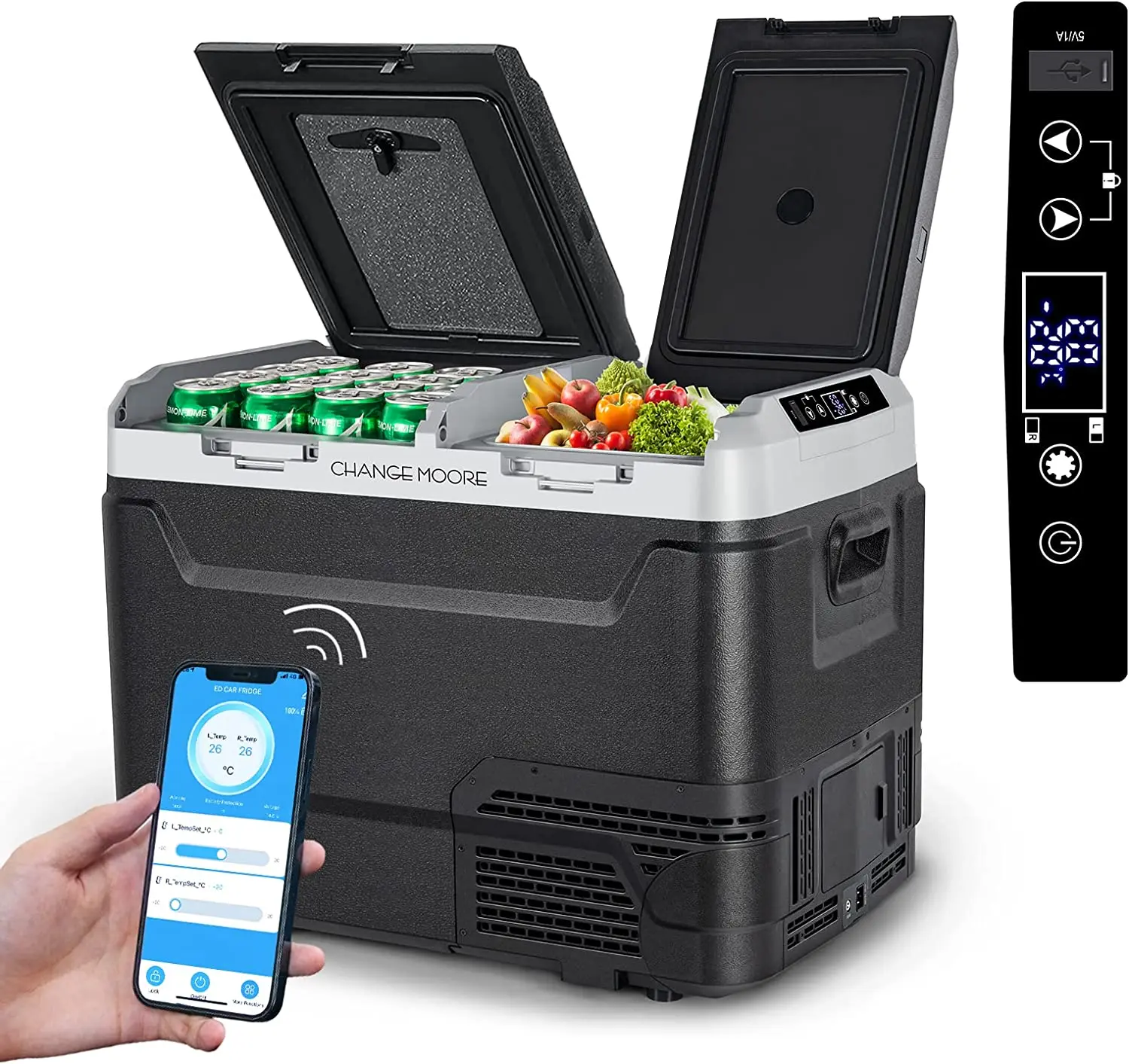 Heavy Duty Coolers Portable Freezer Mini Electronic Refrigerator Cooler ...