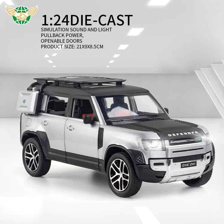 1/24 Diecast Car Model Toy - Range Rover with Sound & Light