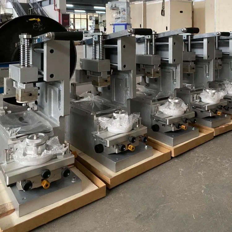 Factory Movable Manual Portable Desktop Ink Cup Mini Pad Printing ...